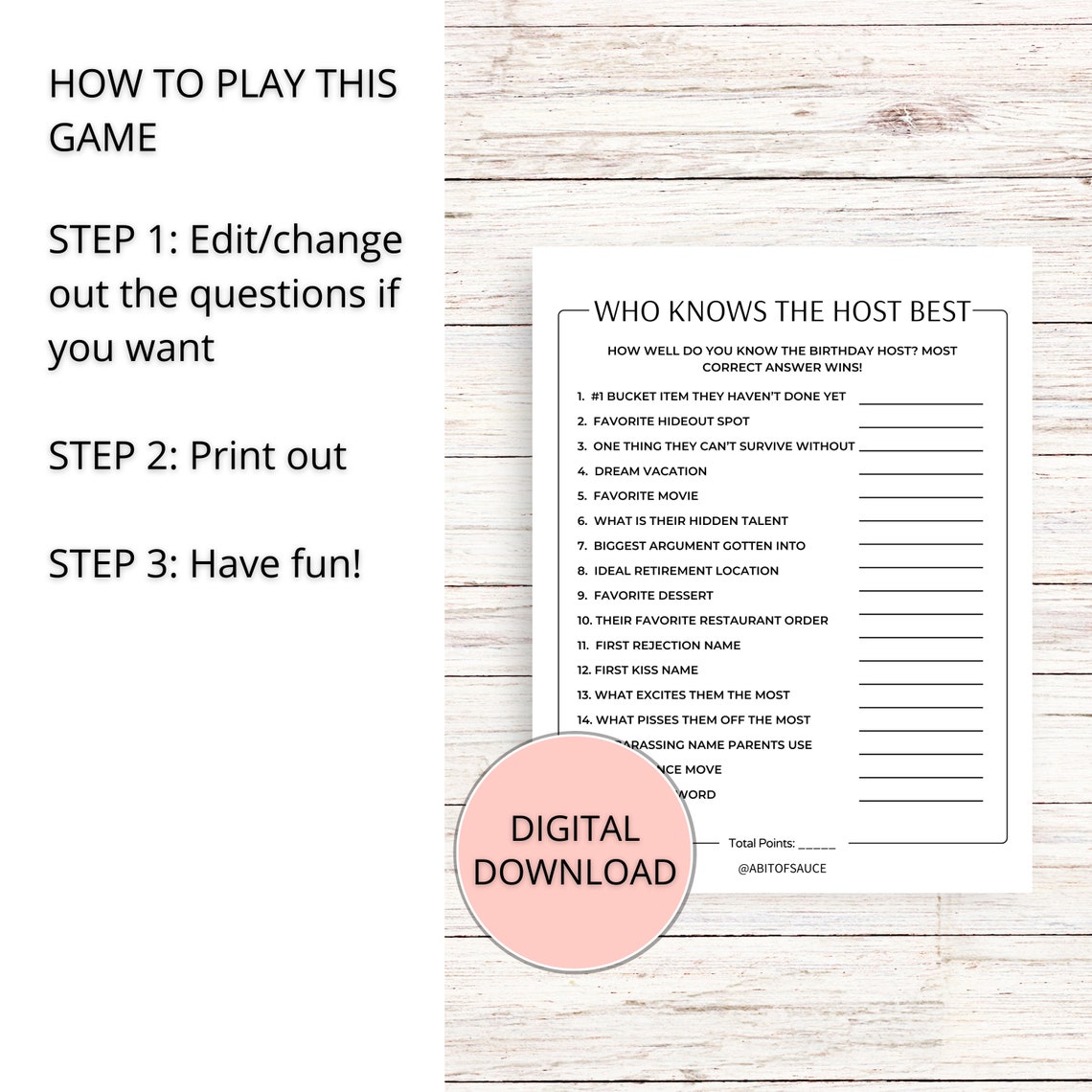 Who Knows Game, Who Knows Who, Who Know Party Game, Who Knows Best, Who ...