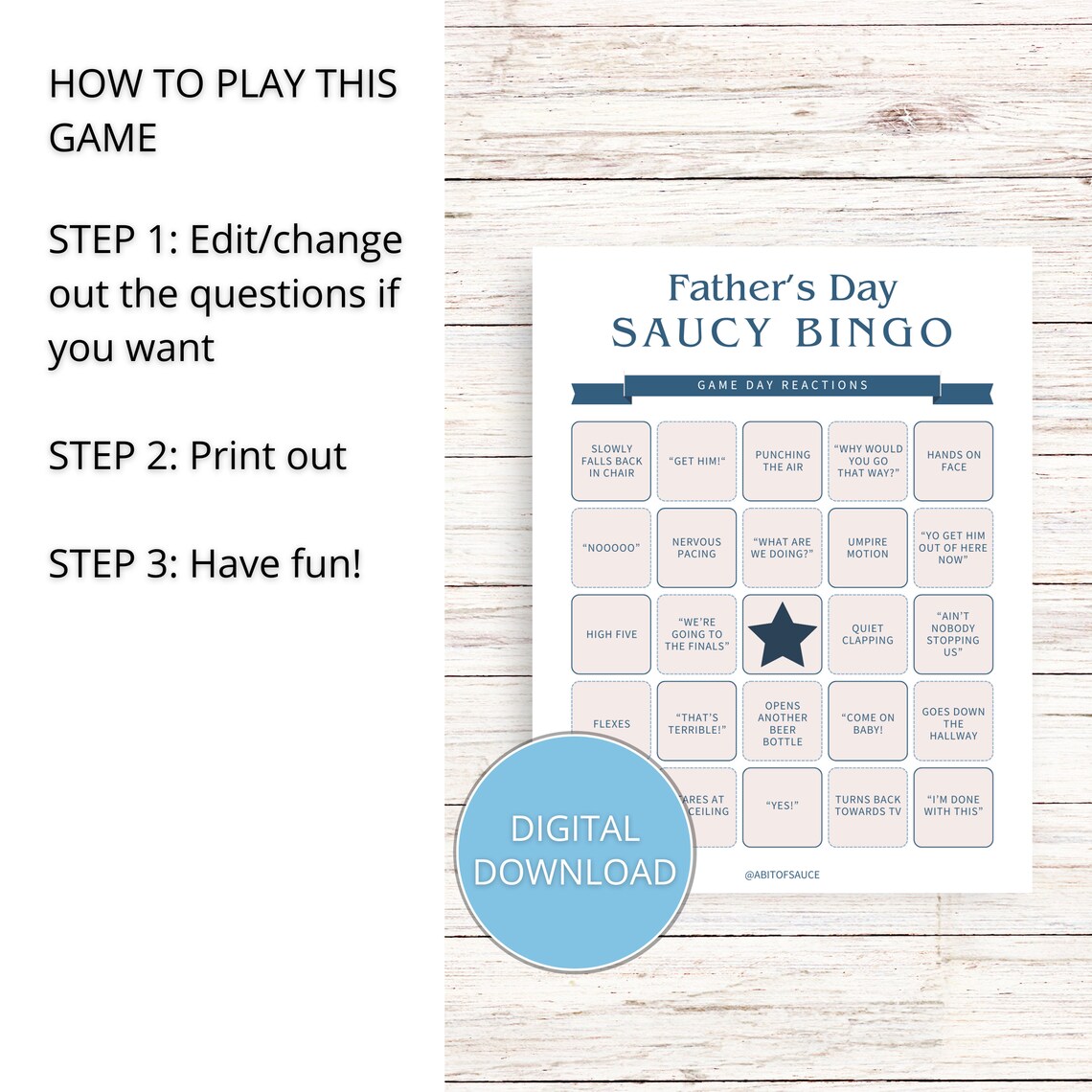 Printable Father's Day Bingo, Father's Day Bingo Cards, Father's Day ...