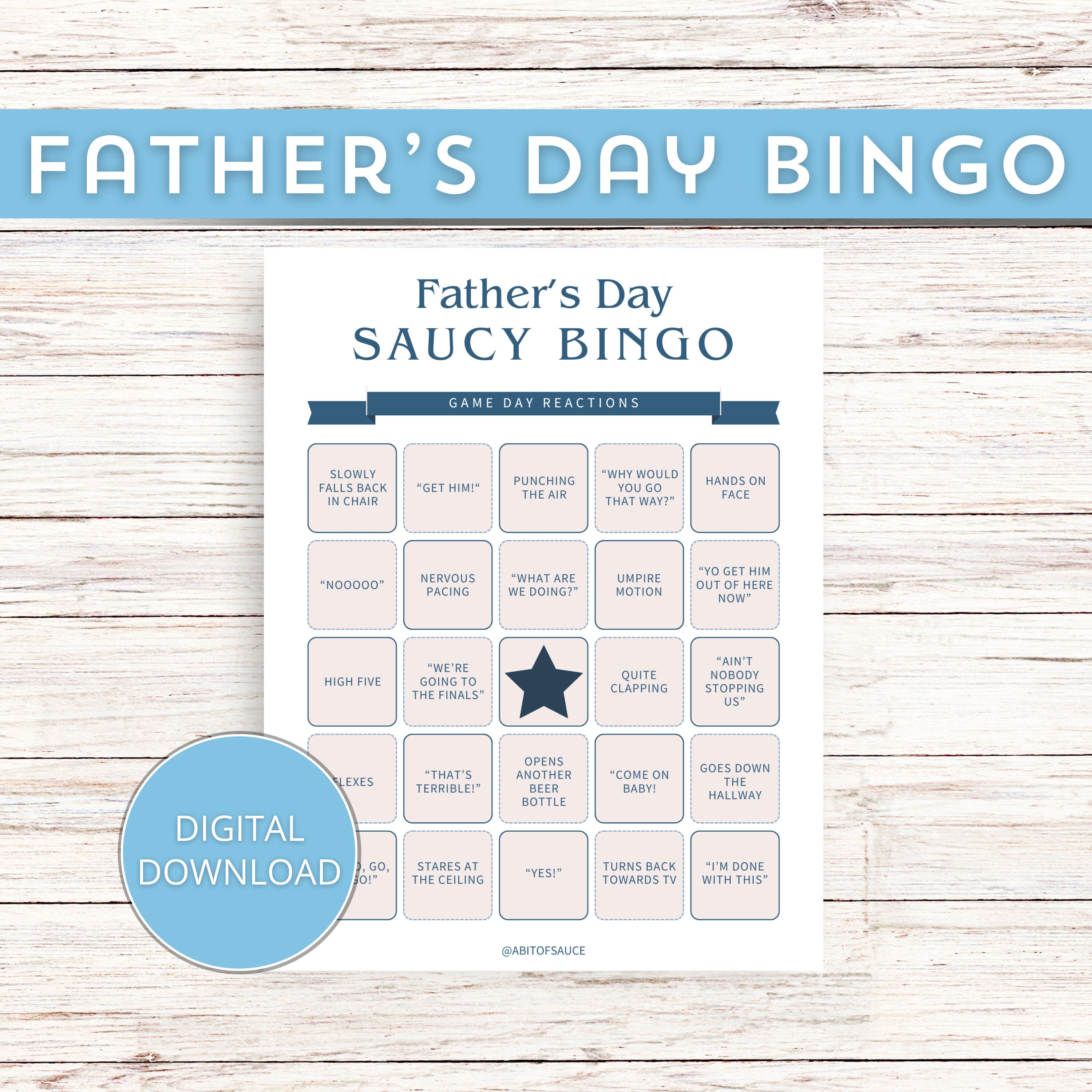 Printable Father's Day Bingo, Father's Day Bingo Cards, Father's Day ...