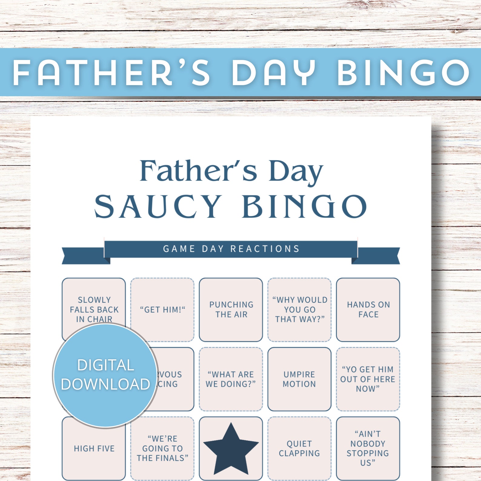Printable Father's Day Bingo, Father's Day Bingo Cards, Father's Day ...