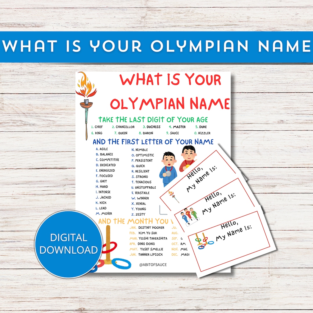 What's Your Name Game, Hello My Name Is, Summer Name Game, Pool Party ...