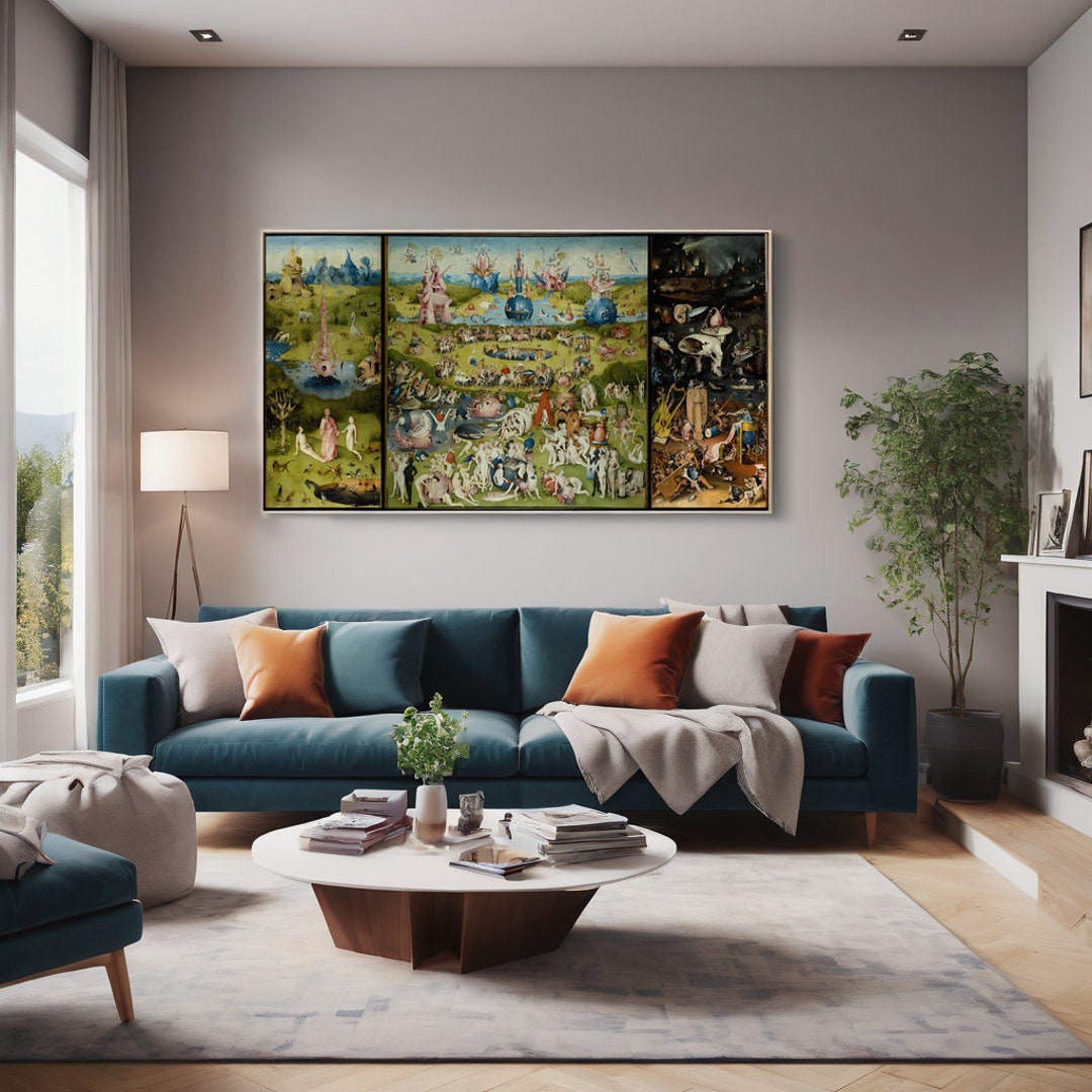 Hieronymus Bosch the Garden of Earthly Delights Canvas/poster Art ...