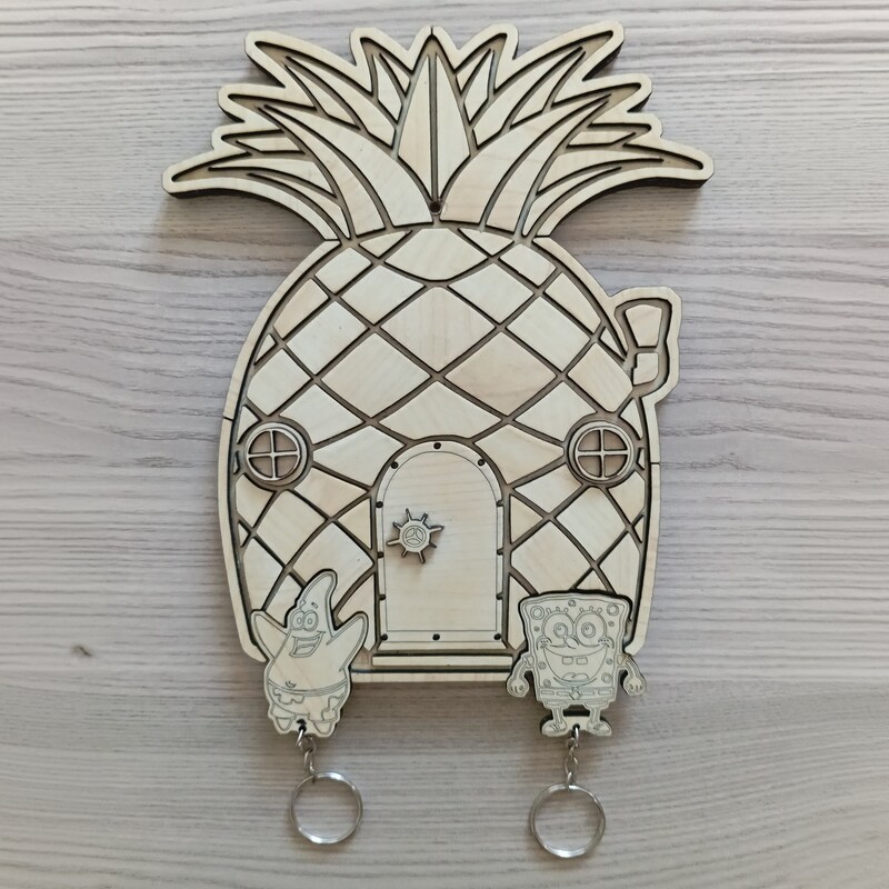 Spongebob Keychain - Etsy