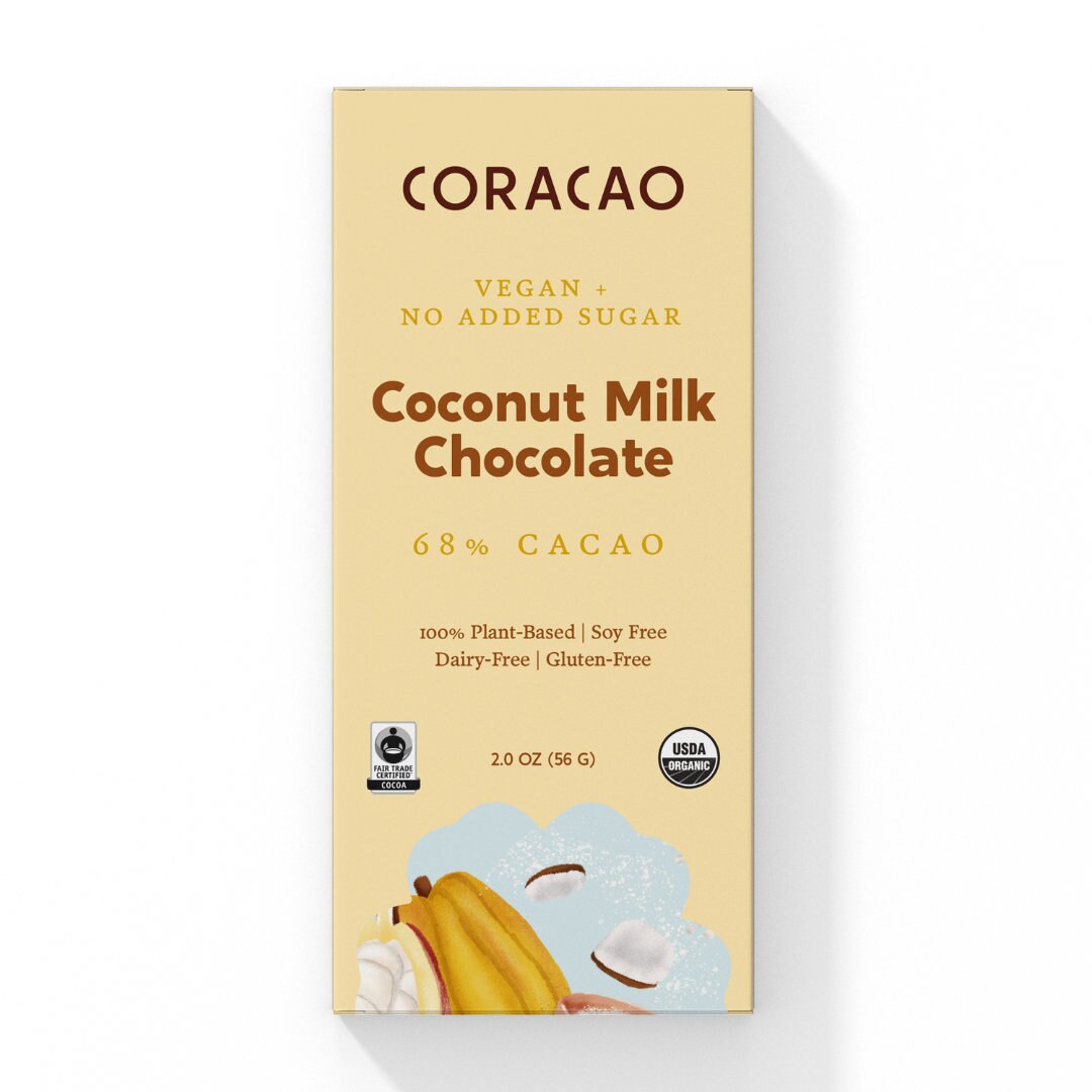 Coconut Milk Sugar Free Chocolate - Etsy