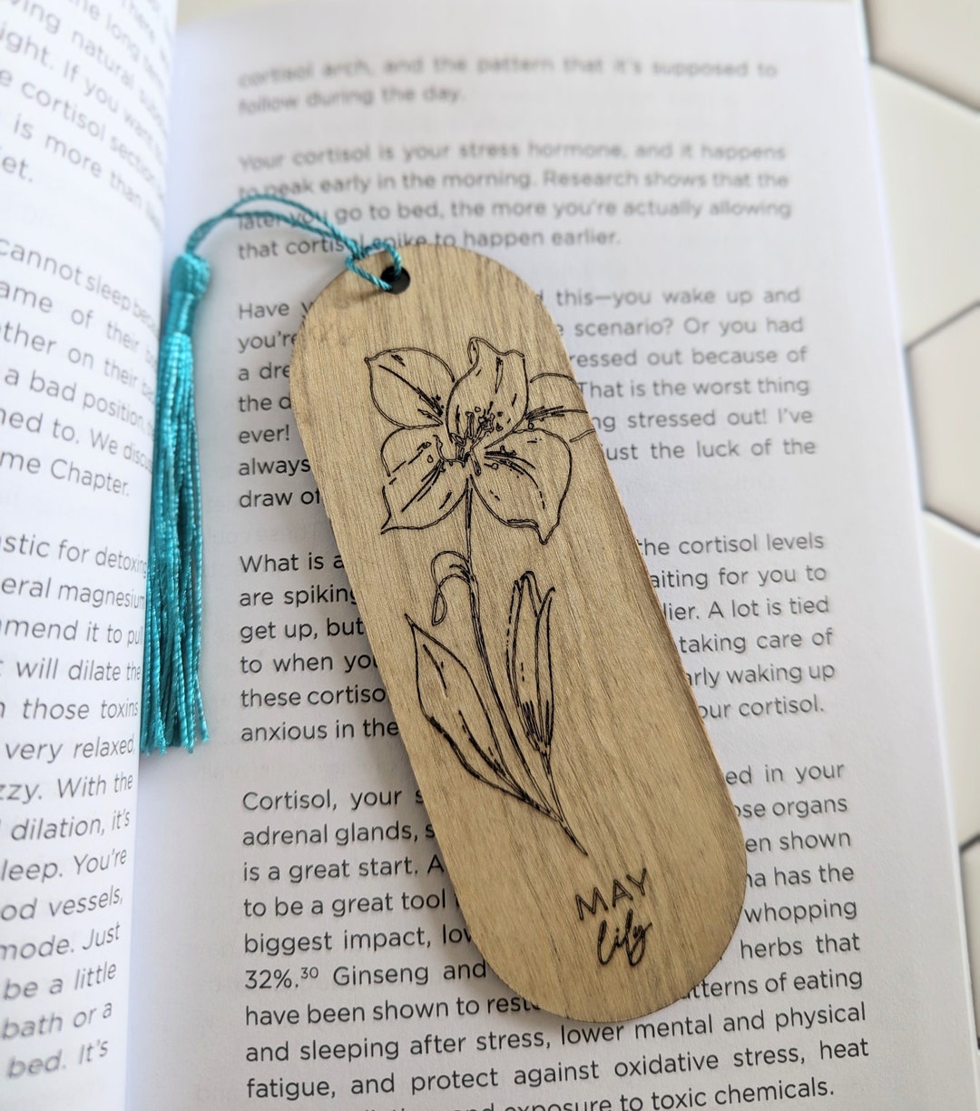 Bookmarks - Birth Month Bookmarks - Personalized Bookmark - Wooden ...