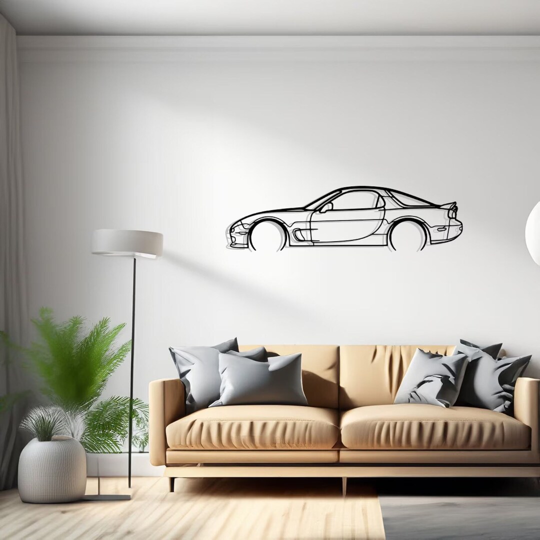 FD RX7 Metal Wall Art - Etsy