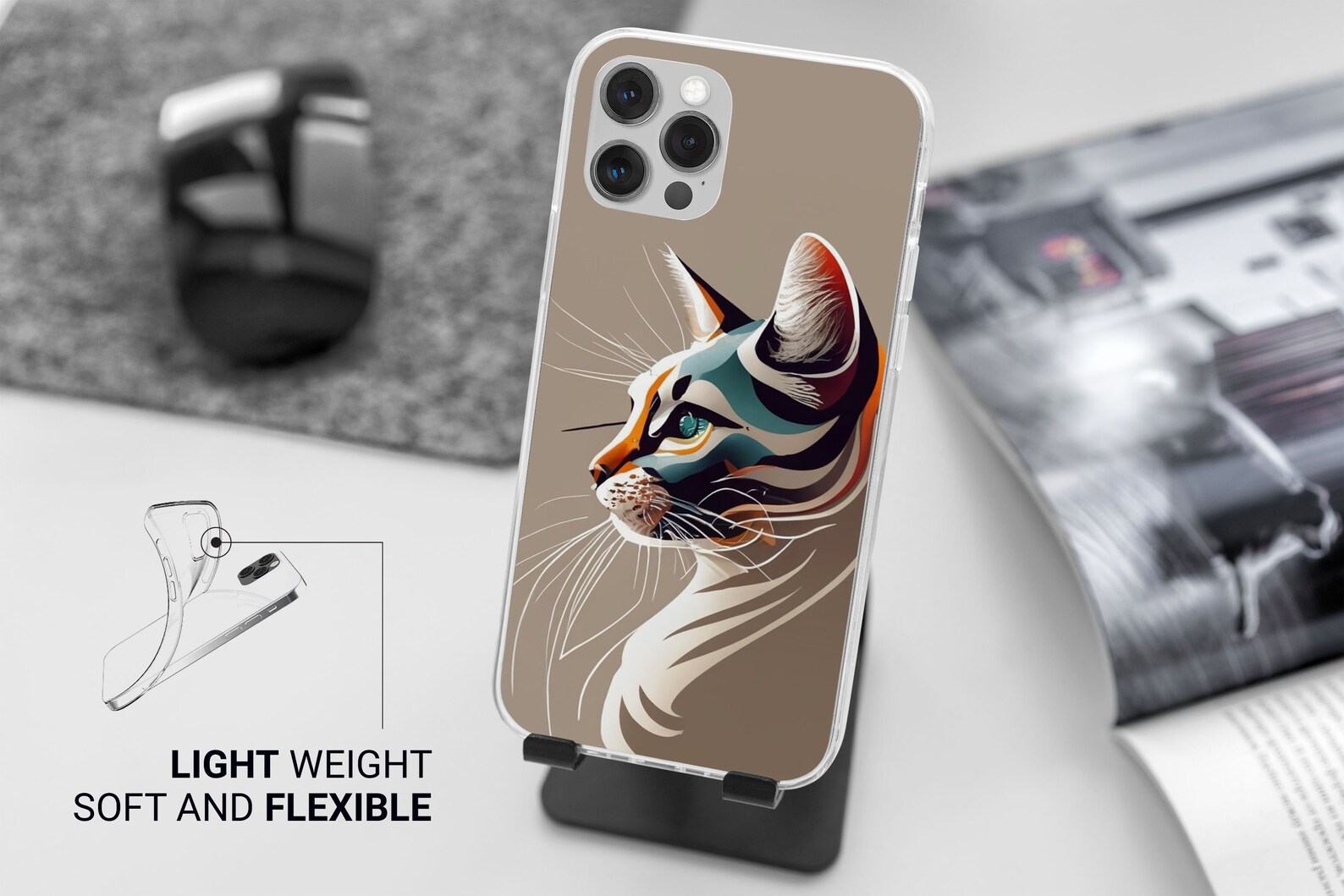Aesthetic Cats Inspired Protection on Your iPhone 15 14 13 12 Pro Max ...