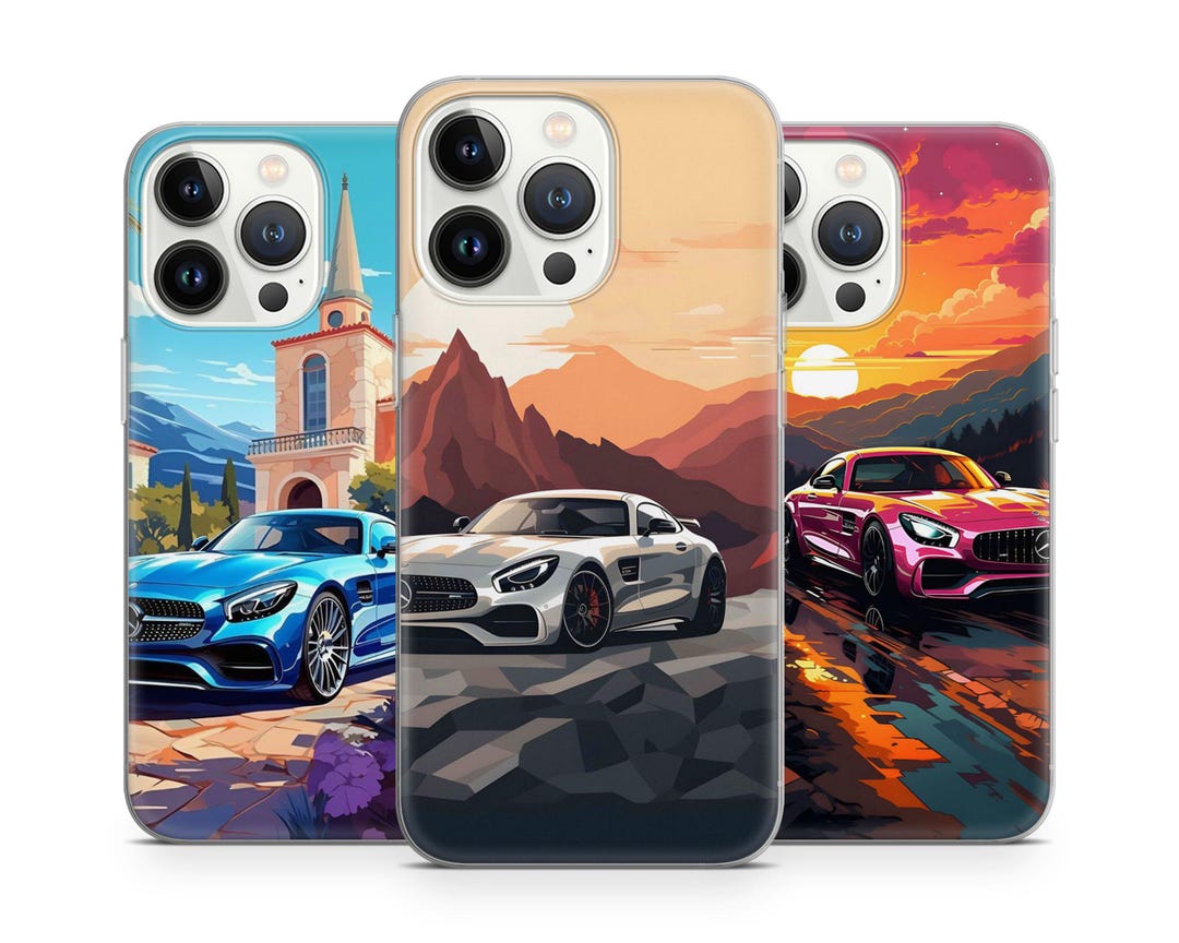 Premium German AMG Aesthetic Phone Cases Fits iPhone 16 15 14 13 12 Pro ...