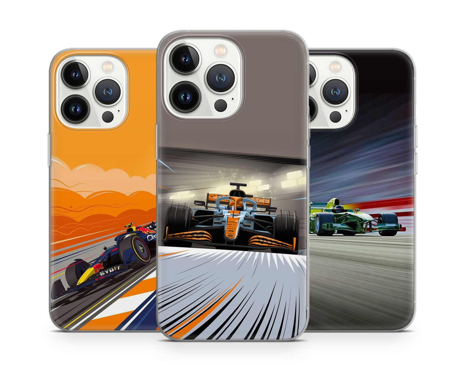 Luxury Racing Car Speed Demon Phone Cases for iPhone 15 14 13 12 Pro ...