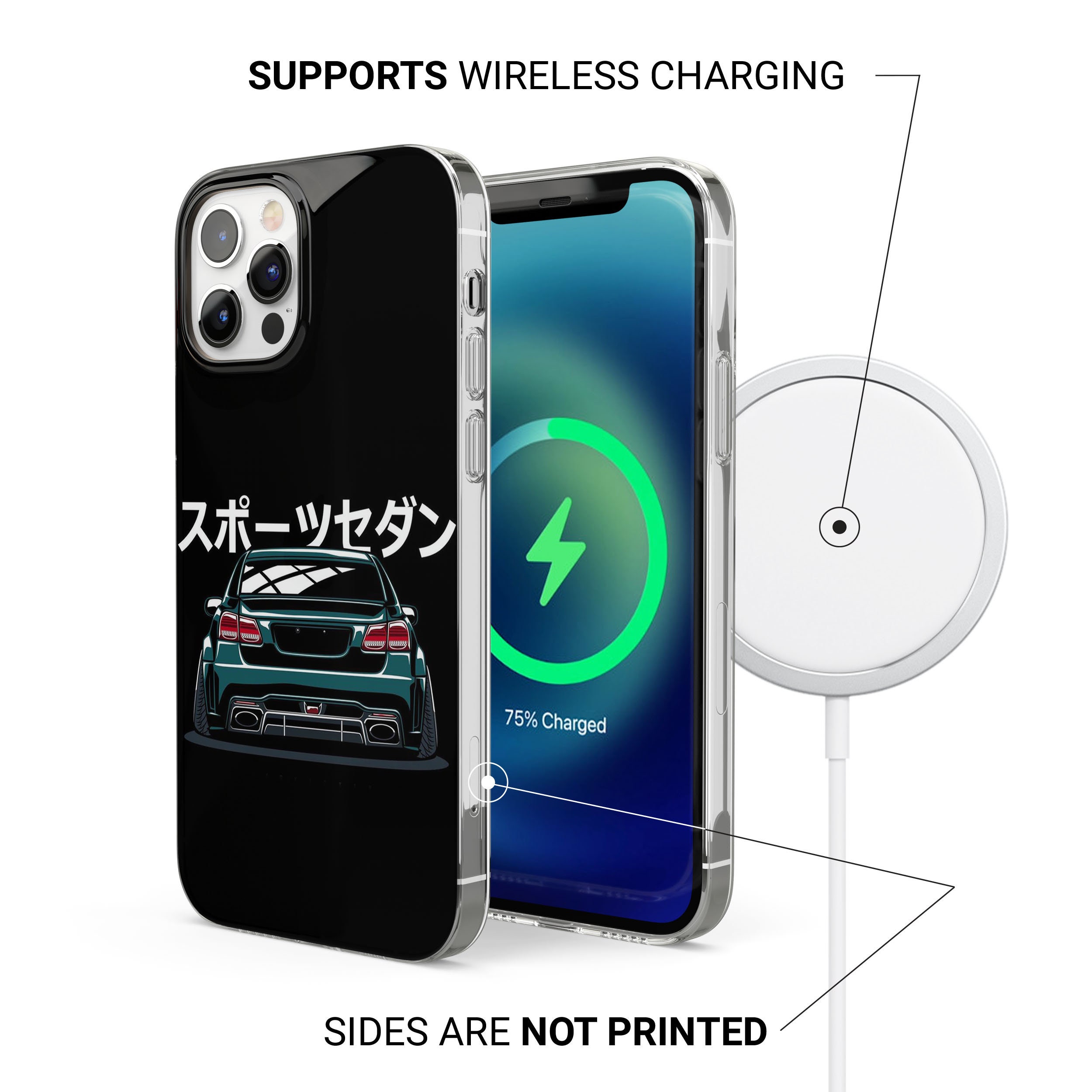 Sports Car Rx7 JDM Japanese Design Phone Cases for iPhone 15 14 13 12 ...