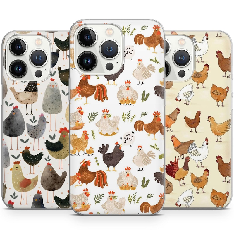 Chicken Phone Case - Etsy