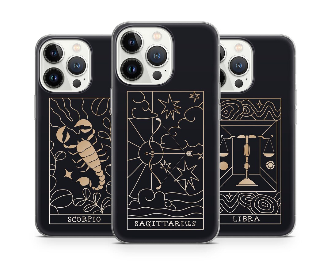 The Zodiac Sign Phone Case: Sagittarius, Scorpio, Libra for iPhone 15 ...