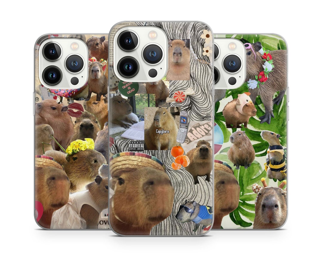 Capybara Crew: Protect Your Phone With Adorable Fluff for iPhone 15 14 ...