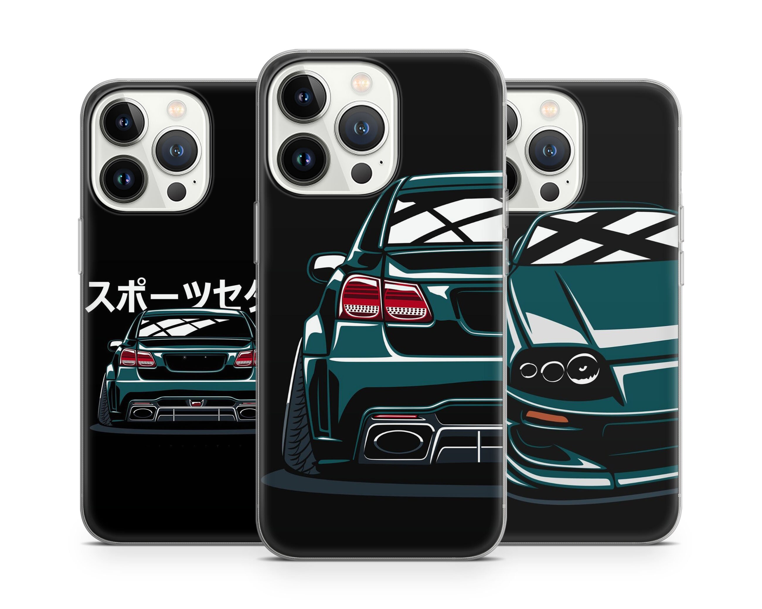 Sports Car Rx7 JDM Japanese Design Phone Cases for iPhone 15 14 13 12 ...