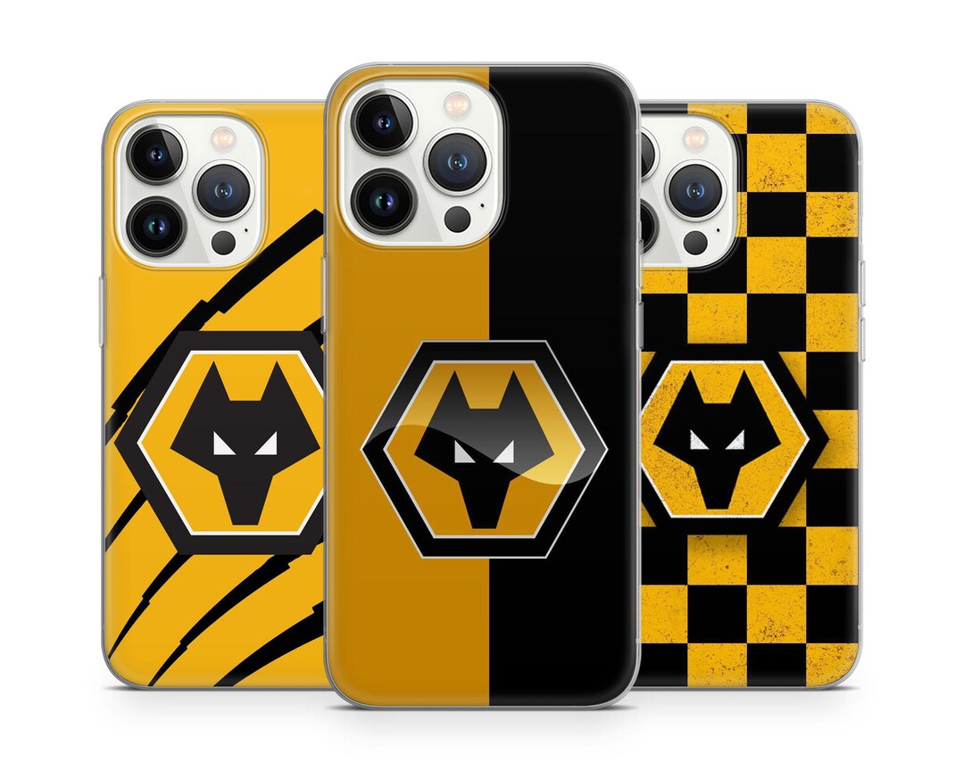 The Football Wolves Team Premier Phone Cases for iPhone 15 14 13 12 Pro ...