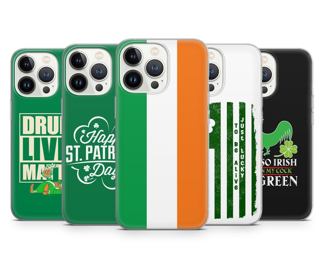Irish Flag Phone Cases With Love and Respect for iPhone 15 14 13 12 Pro ...