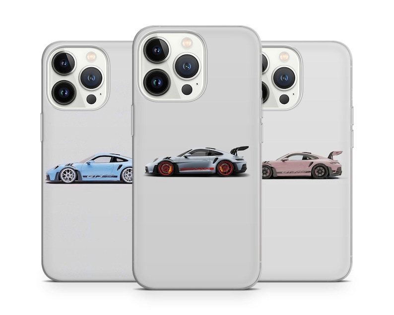 German Luxury Gt3 Racing Car Aesthetic Phone Cases for iPhone 15 14 13 ...