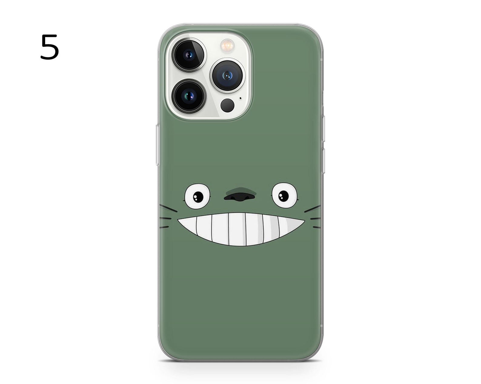 Charming Totoro Smile Phone Cases for iPhone 15 14 13 12 Pro Max, Fits ...