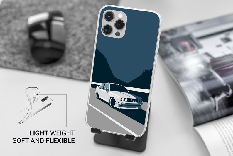 E30 Sports Car Phone Case, German Style, Soft Gel TPU - Etsy