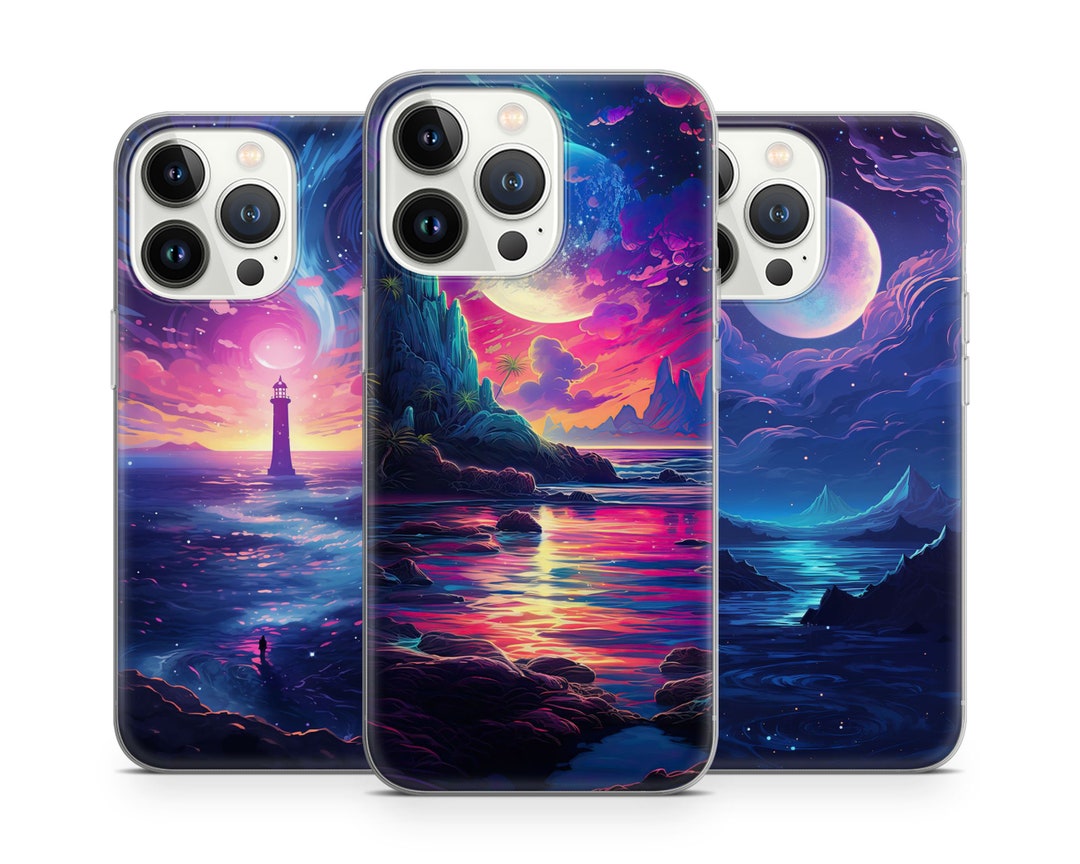 Lo-fi Dreams: Aesthetic Moon Phone Cases for iPhone 15 14 13 12 Pro Max ...