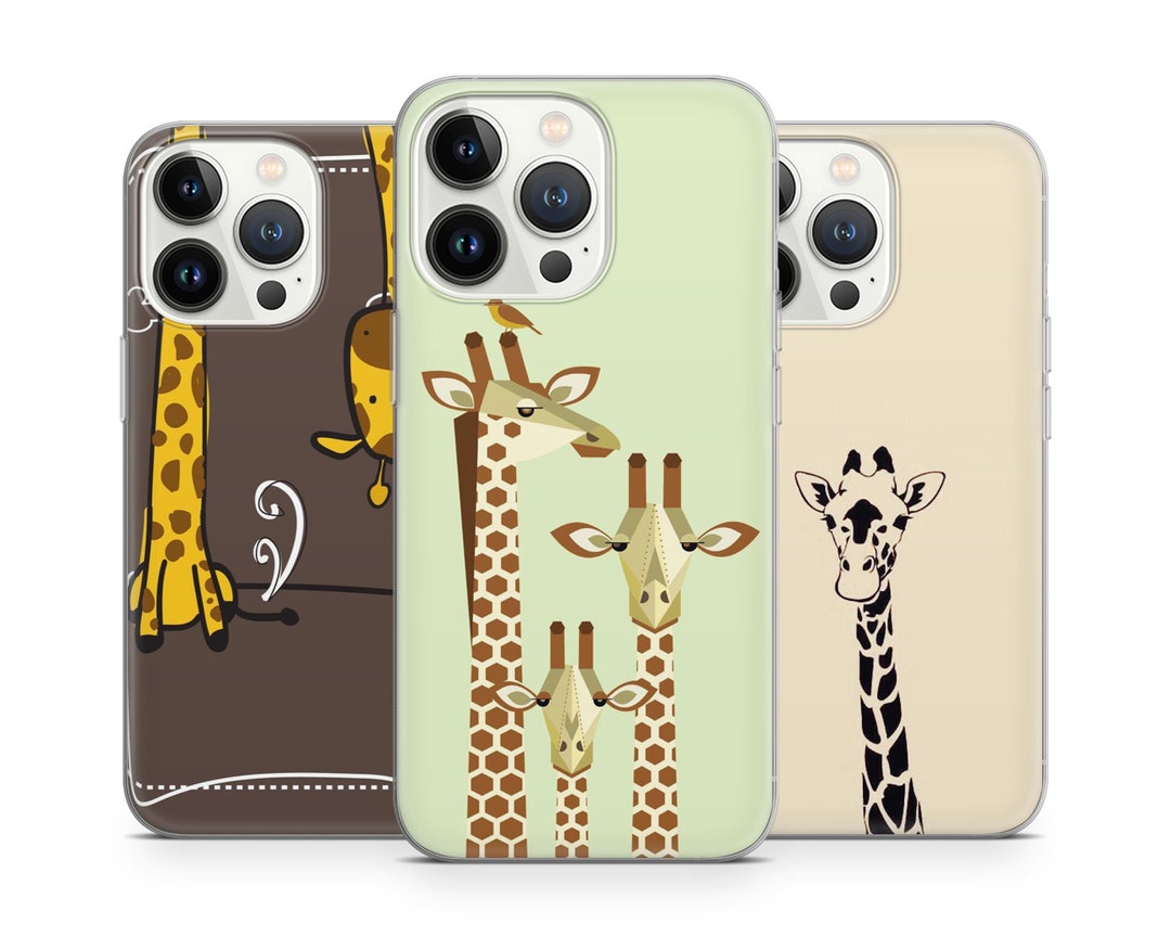 Silly Safari: Cartoon Giraffe Phone Cases for iPhone 15 14 13 12 Pro ...