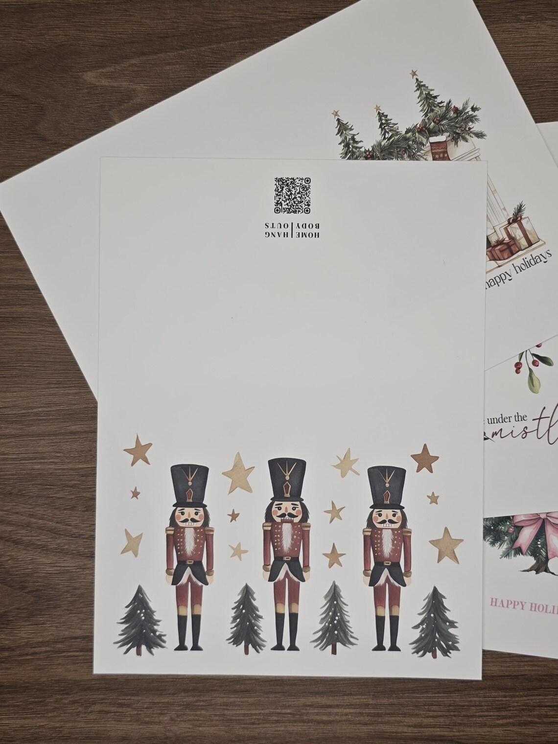 Printable Nutcracker Christmas Card | Digital Download | Festive ...