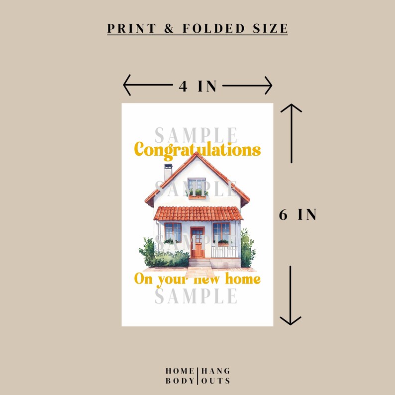 Printable Congratulations New Home Card | Housewarming Card | New House ...