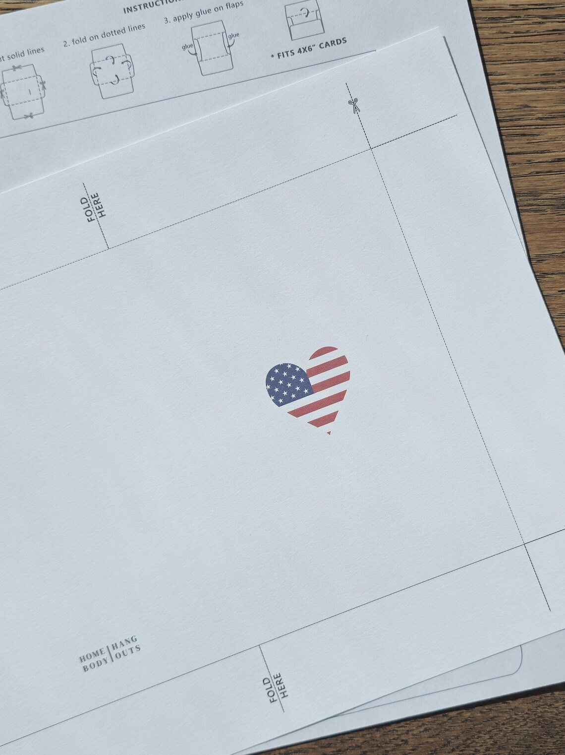 Printable Veterans Day Card | American Flag Heart Card| Veterans Day ...