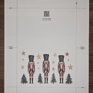 Printable Nutcracker Christmas Card | Digital Download | Festive ...