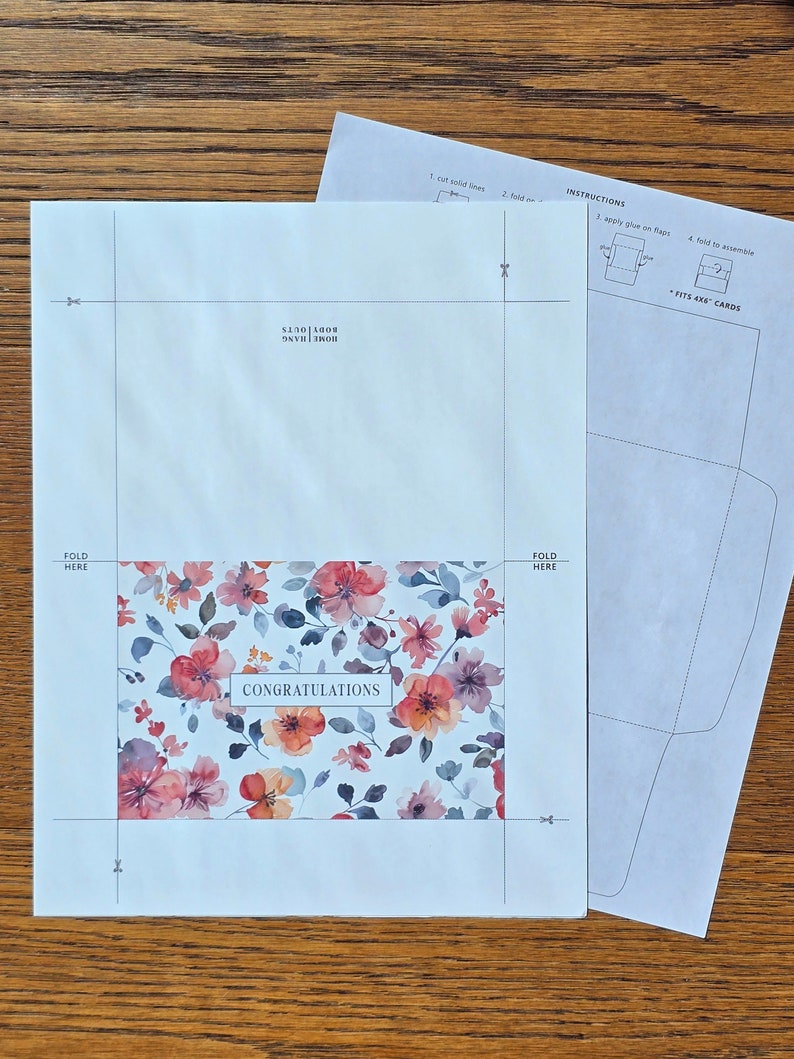 Printable Floral Congratulations Card, Congratulation Watercolor Card ...