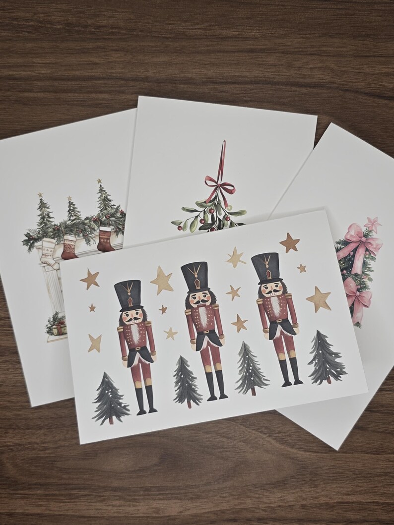 Printable Nutcracker Christmas Card | Digital Download | Festive ...
