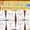Big & Easy Coloring Book for Toddlers: 65 Easy Coloring Pages of Cute ...
