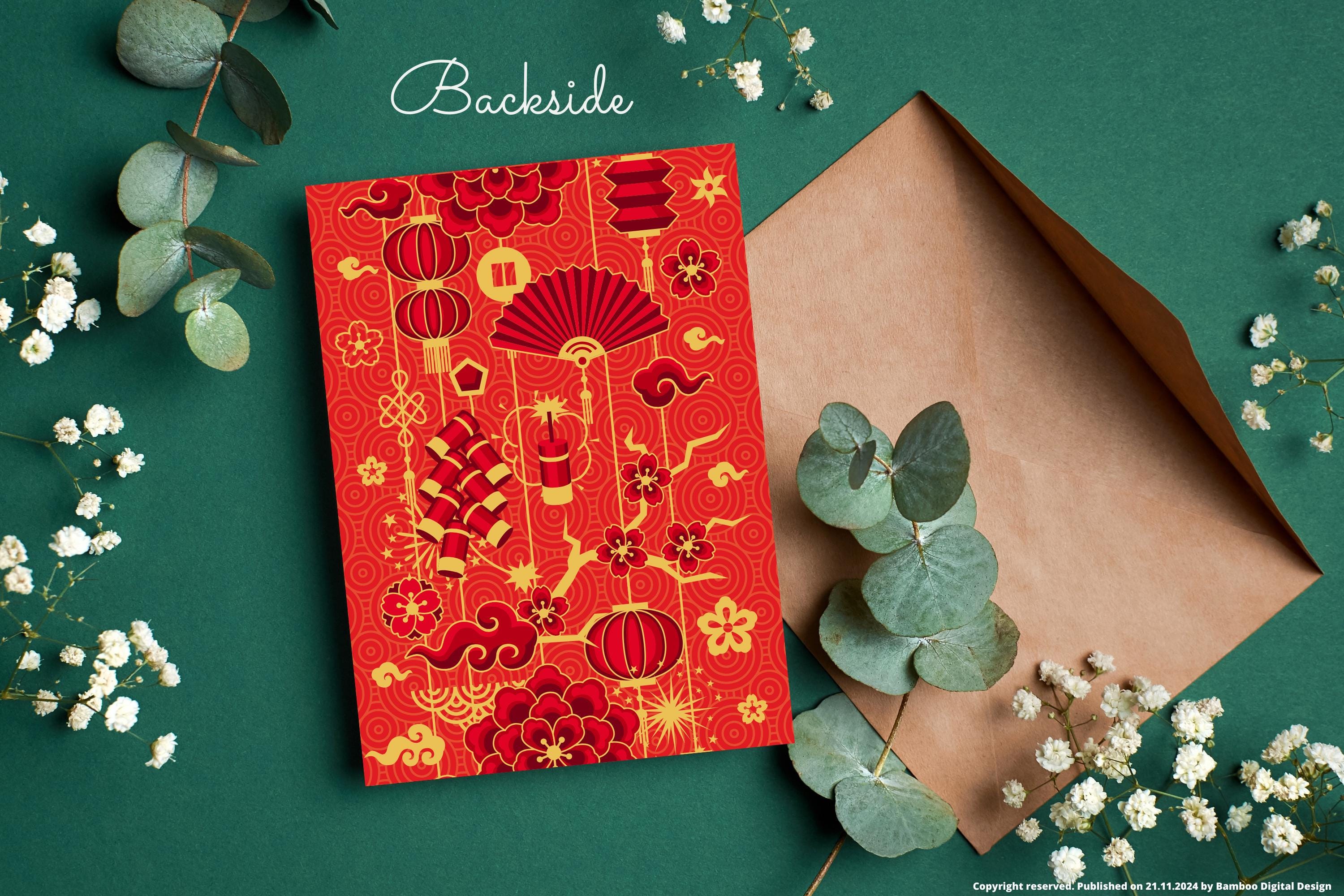 Chinese New Year Cards | Greeting Cards 2025 | Year of the Snake ...