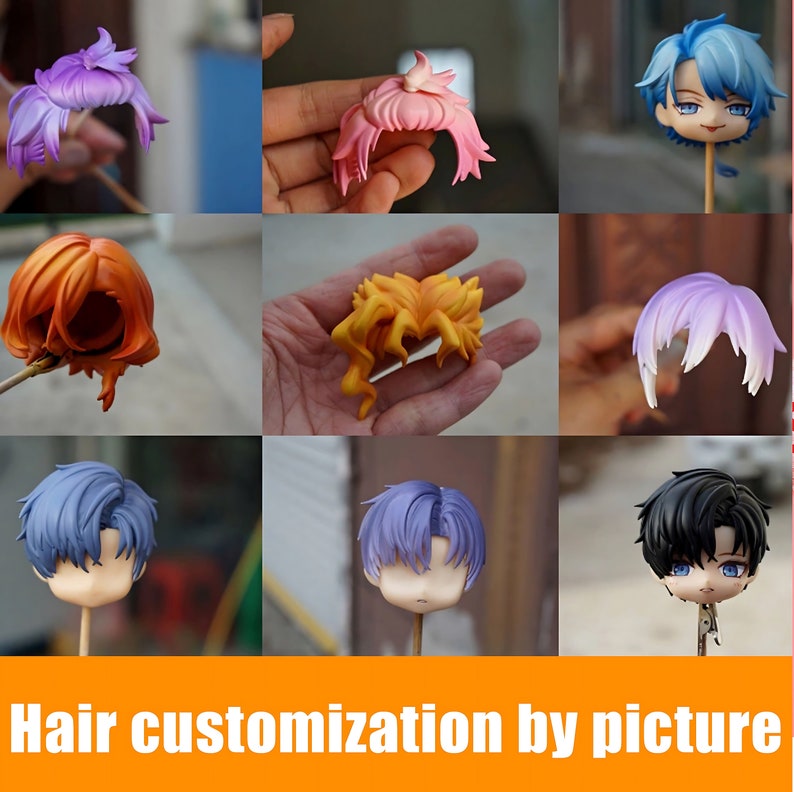 Nendoroid de pelo corto gsc El color del pelo de Nendoroid ob11 se ...