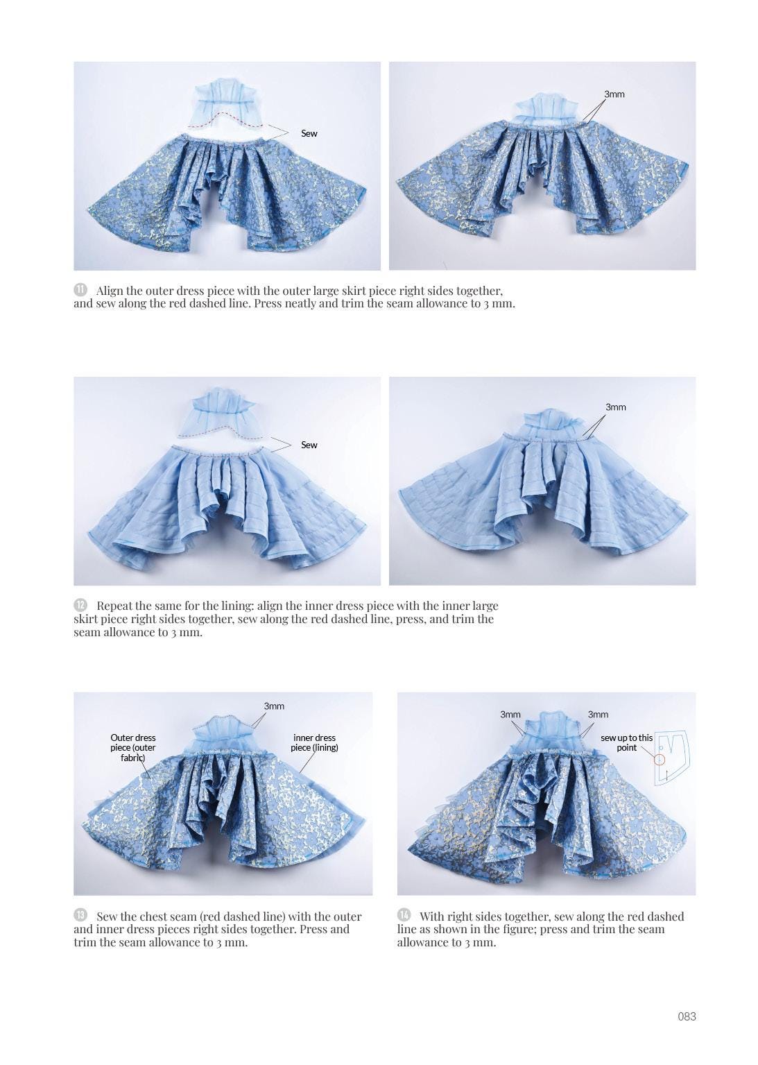 Haute Couture Doll Gown Patterns: Blythe, OB11, BJD (PDF Ebook) - Etsy