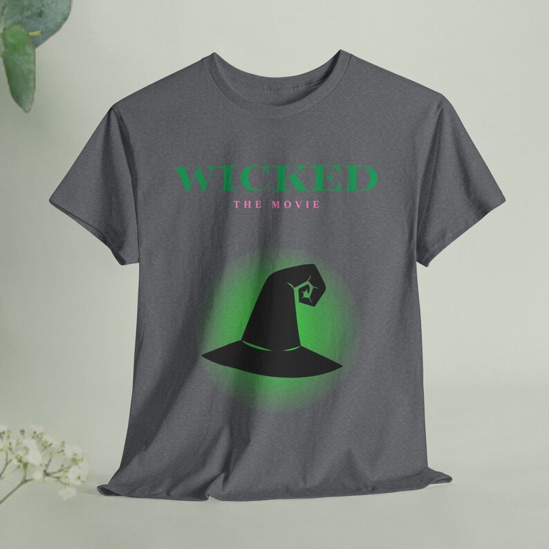 Wicked the Musical T-shirt, Elphaba, Wicked the Movie Merch Witch Hat ...