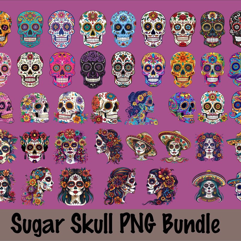 Sugar Skull Designs - Etsy