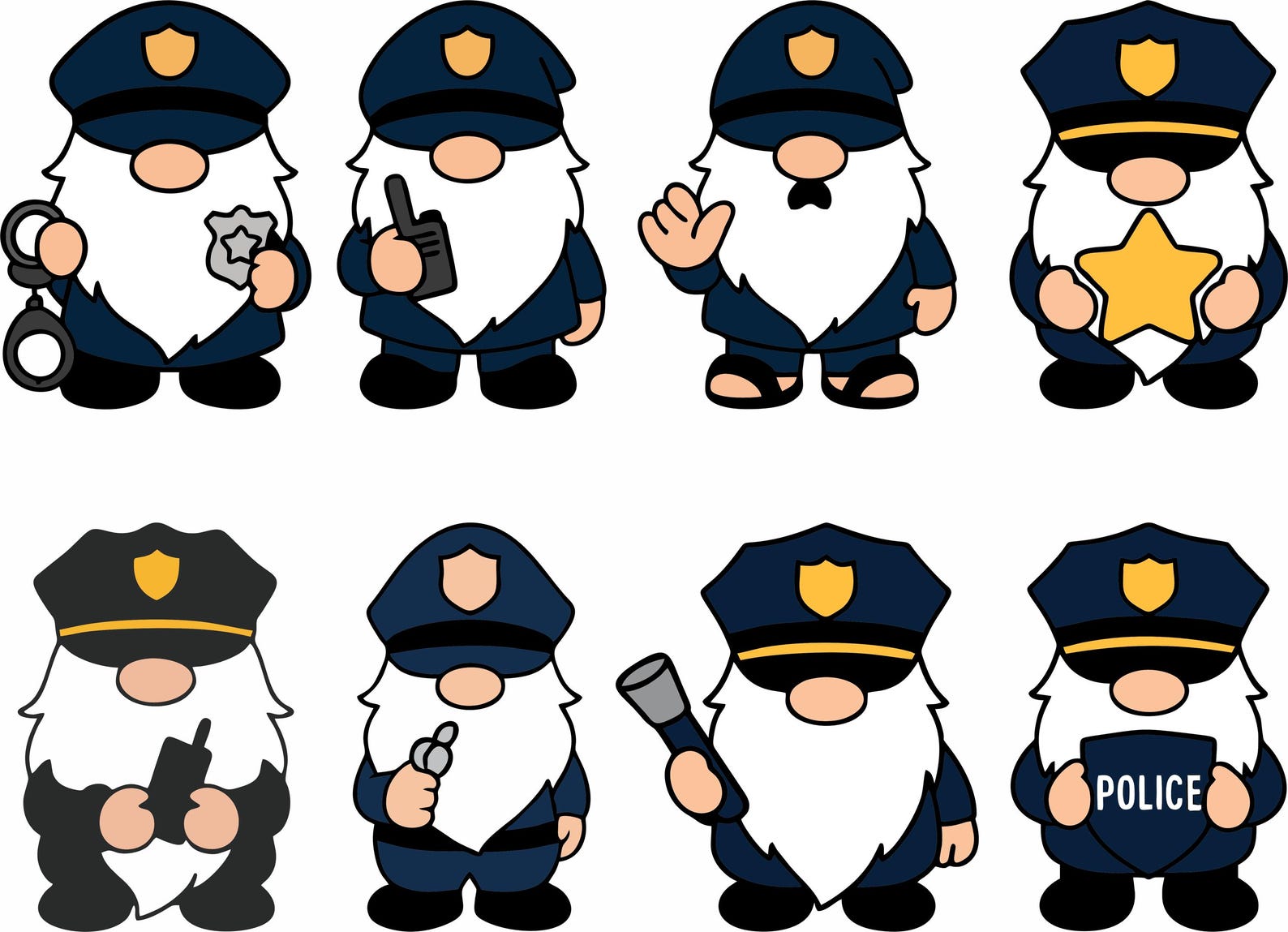 First Responder Gnome SVG Bundle | PNG DXF Eps Jpeg | Firefighter ...