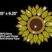 Rhinestone Sunflower Template, Designed for SS10, Digital Instant ...