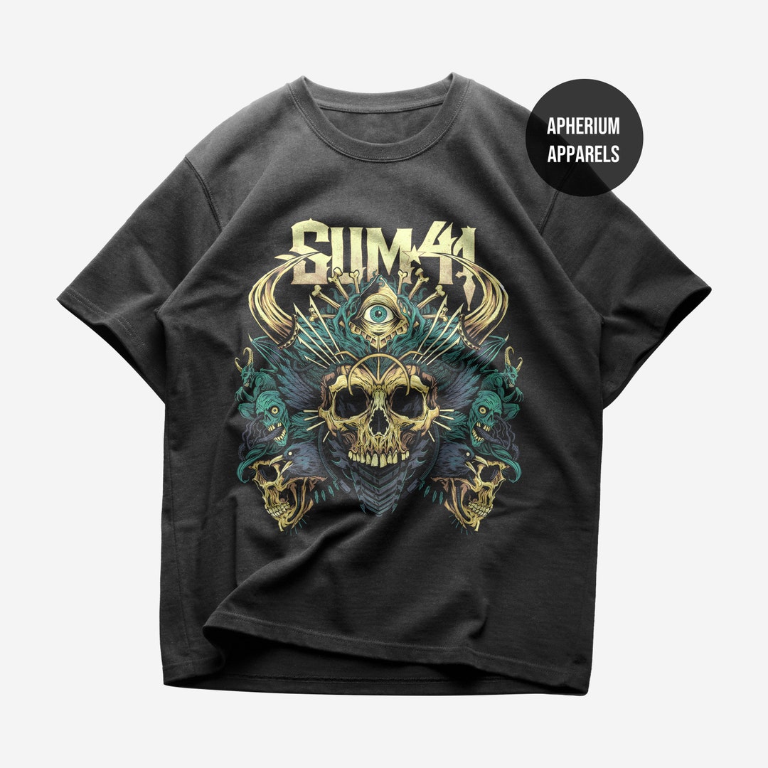 Sum 41 T-shirt Rock Music Shirt in Too Deep Order in Decline 13 Voices ...