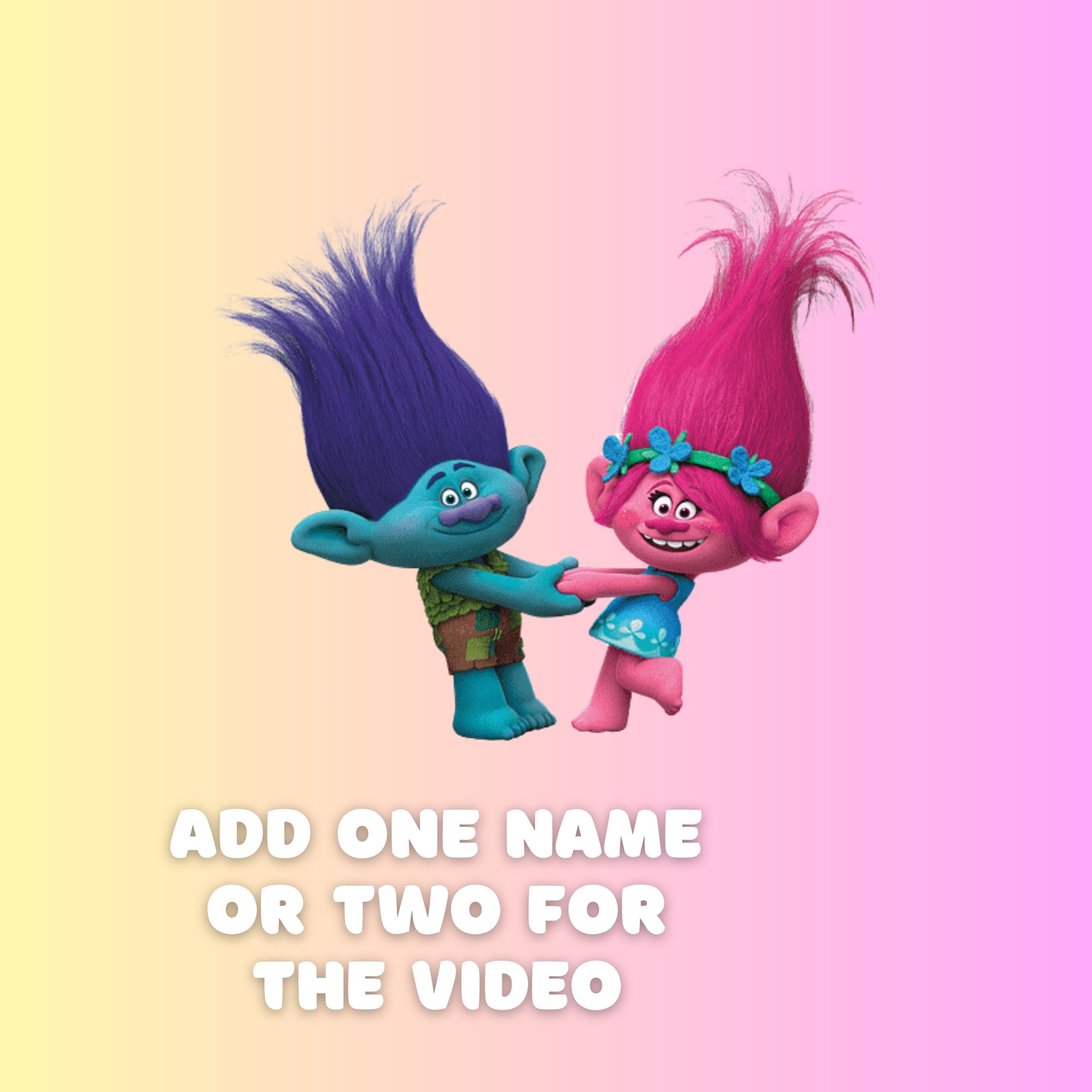 Trolls Video Birthday Party Invitation, Trolls Birthday Party, Trolls ...