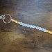 Personalized Beaded Keychain: Custom Colors & Text - Etsy