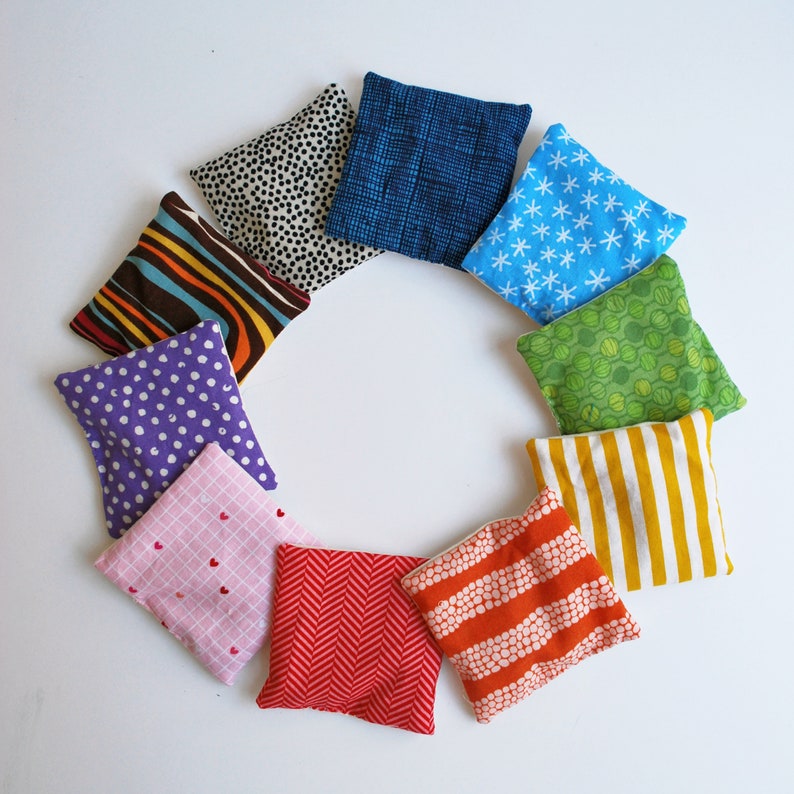 Counting Bean Bags Numbers 1 10 Educational Game Math Etsy