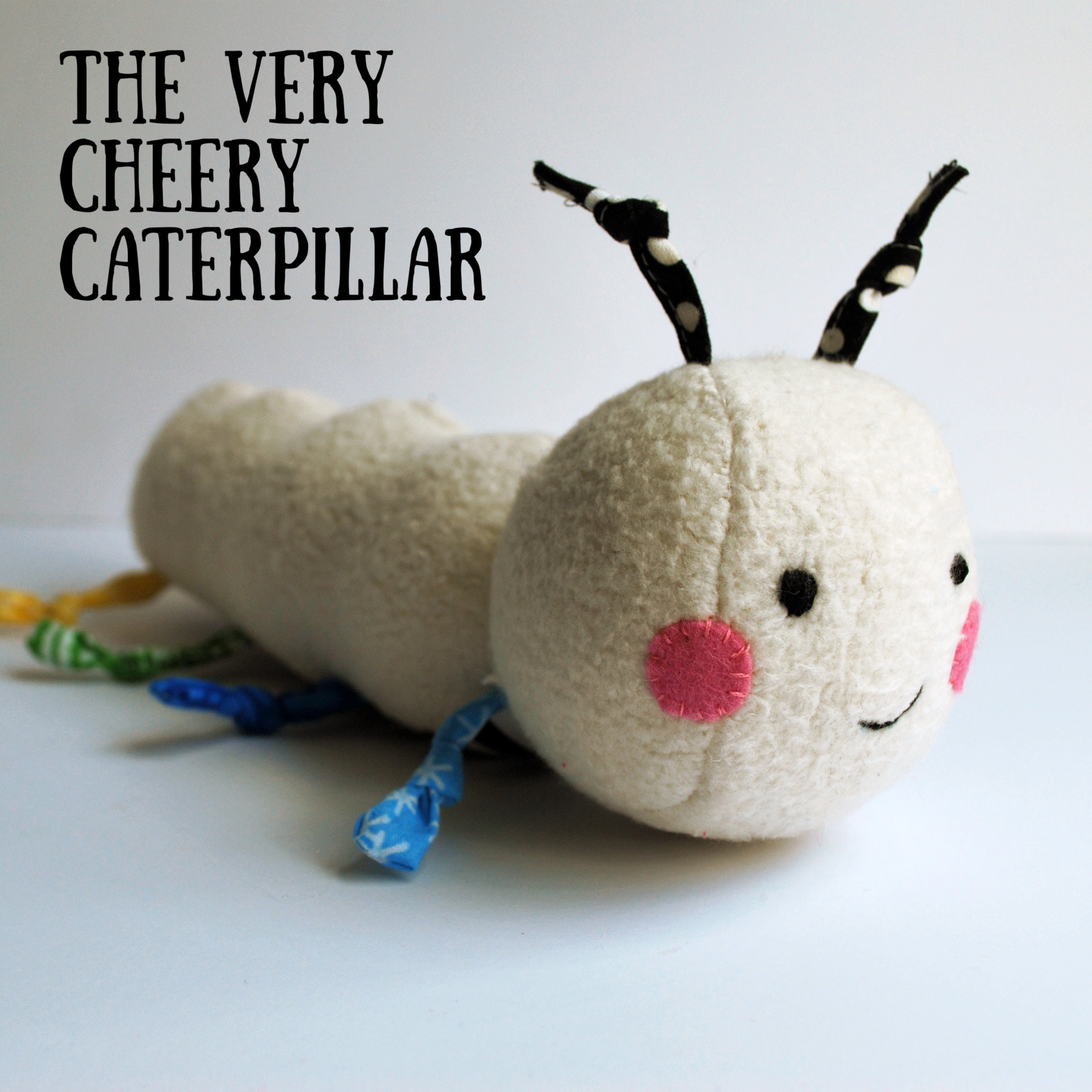 Cheery Caterpillar Baby Plush Toy Organic Cotton Soft | Etsy