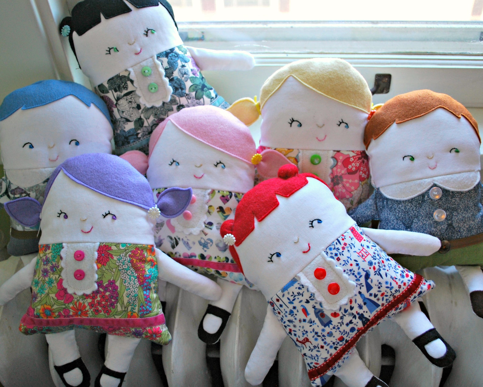 Two-faced Friend Doll Pattern Girl and Boy Doll Styles - Etsy