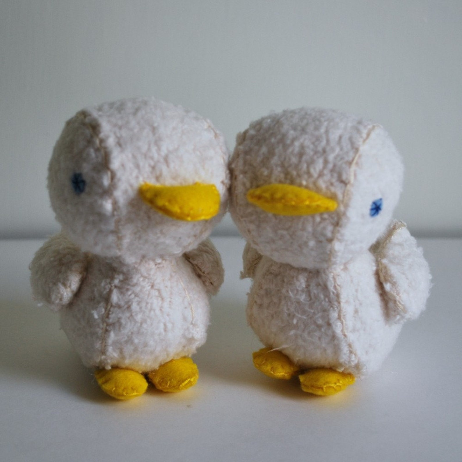 Creamy Plushie Ducky Organic Cotton Fleece Stuffed Animal - Etsy