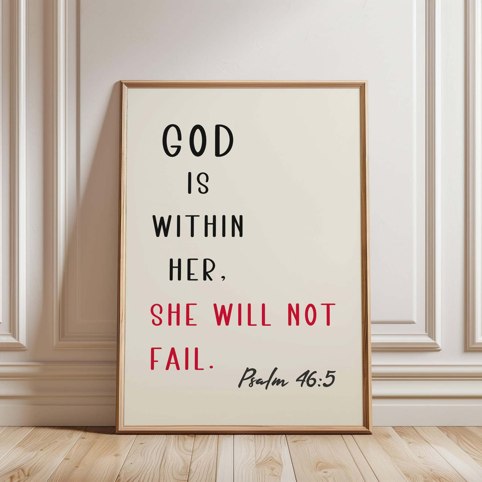 Preppy Christian Art for Women, Girly Bible Verse Posters, Minimalist ...
