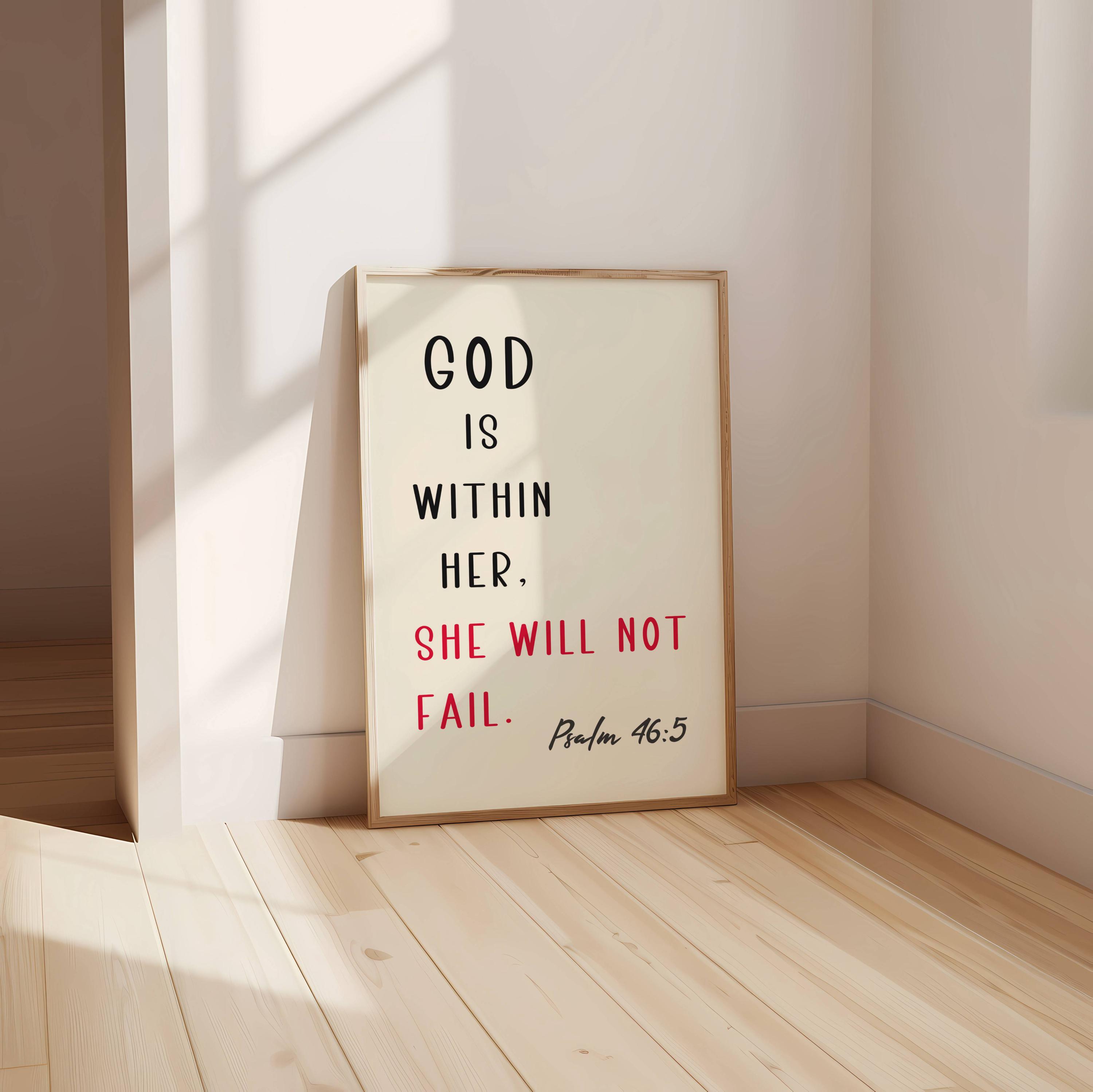 Preppy Christian Art for Women, Girly Bible Verse Posters, Minimalist ...