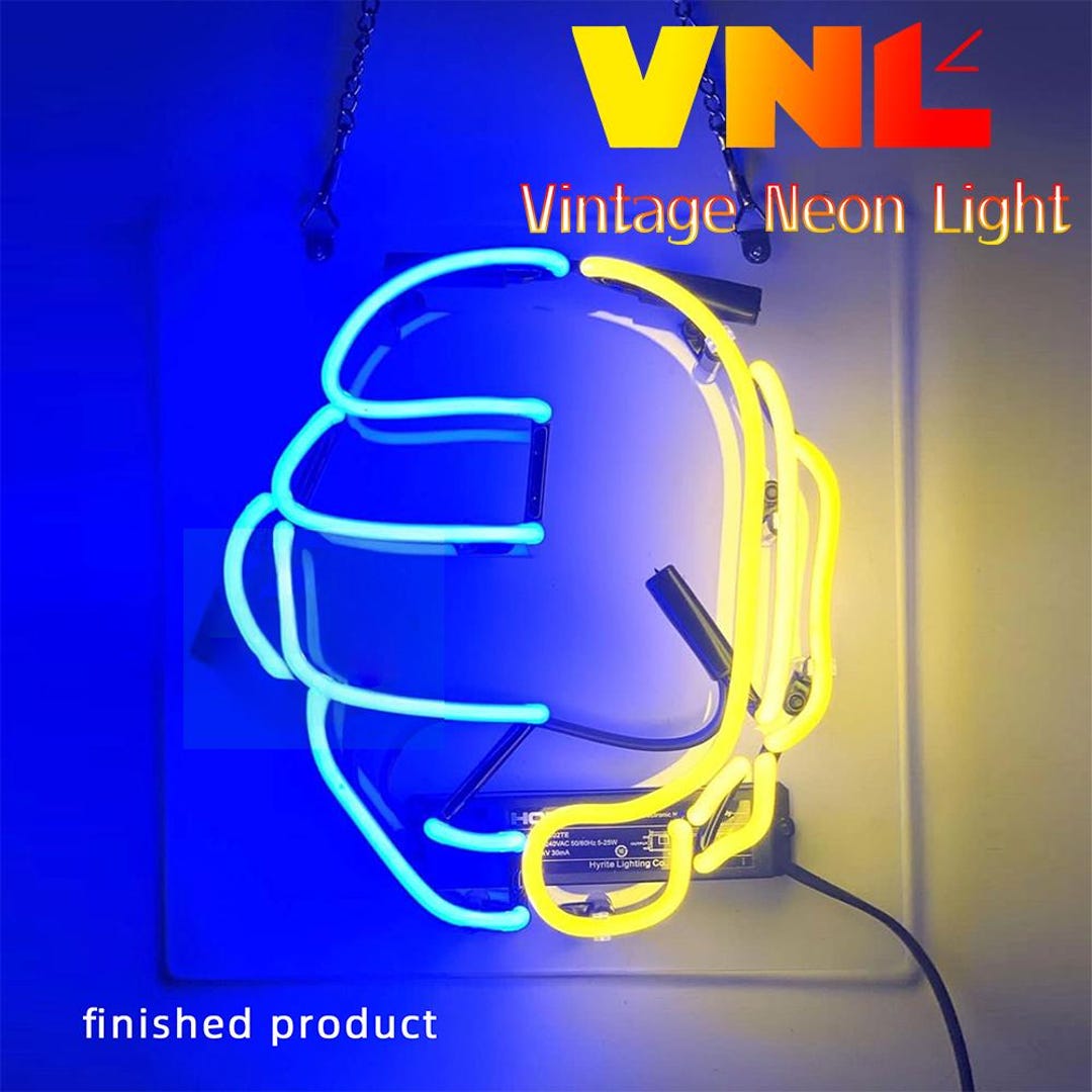 Daft Punk Inspired Neon Sign Home Bar Pub Decor Wall Art Man Cave Party ...