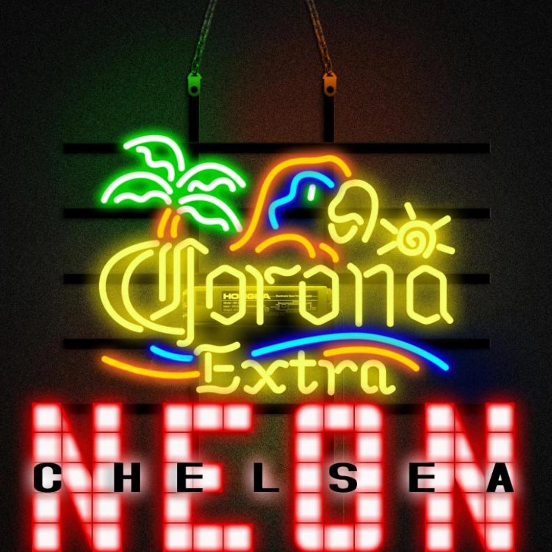 Corona Extra Parrot Neon Beer Sign Bar Decor Wall Hanging Signs Real ...